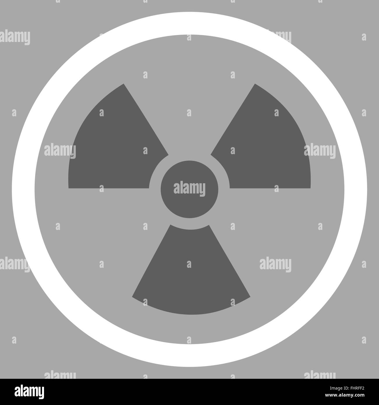 Radiation Danger Icon Stock Photo - Alamy