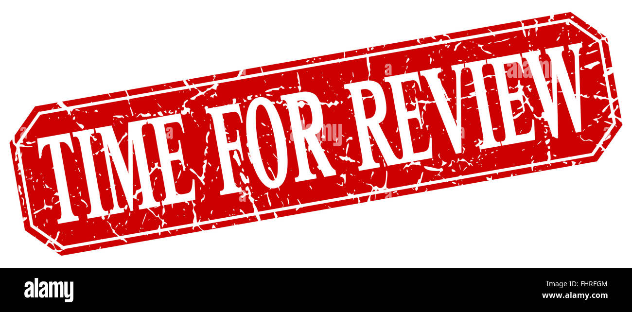 Time review sign square hi-res stock photography and images - Alamy