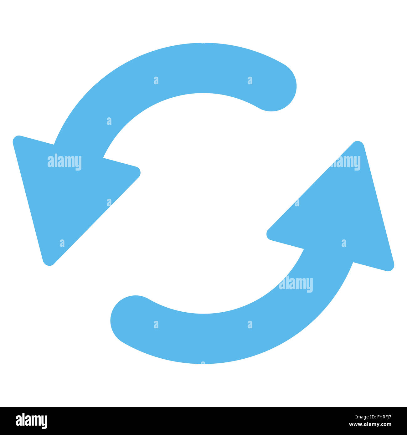 Rotate ccw flat icon Cut Out Stock Images & Pictures - Alamy
