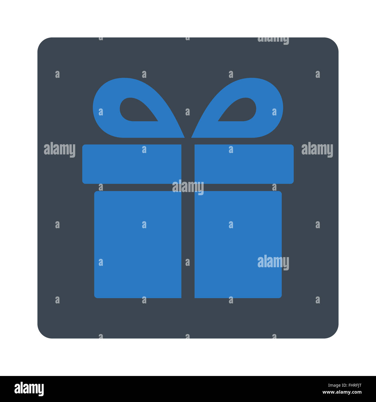 Present icon from Award Buttons OverColor Set Stock Photo - Alamy