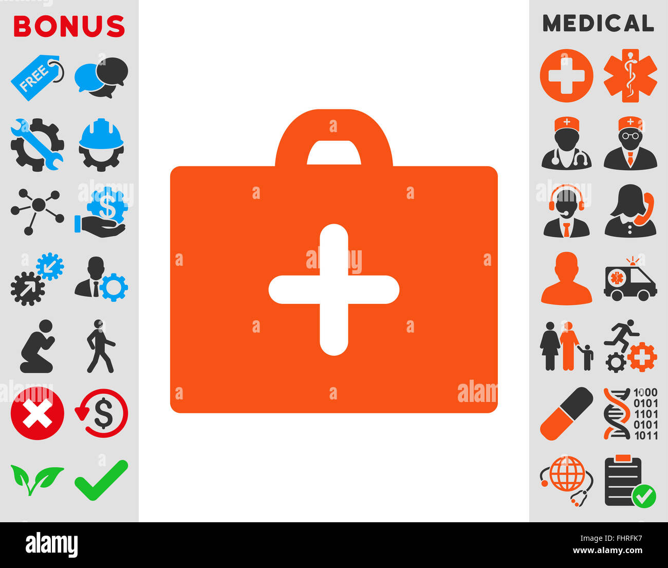 First Aid Icon Stock Photo - Alamy