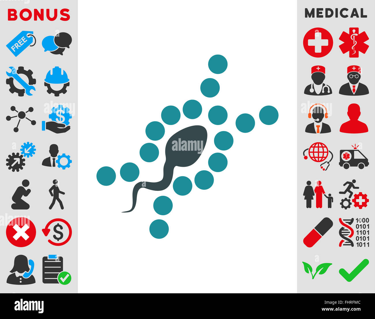 Dna Replication Icon Stock Photo - Alamy