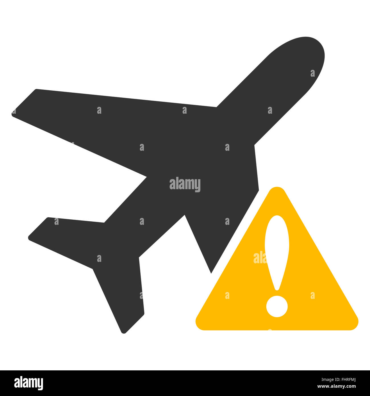 Aircraft Warning Icon Stock Photo - Alamy