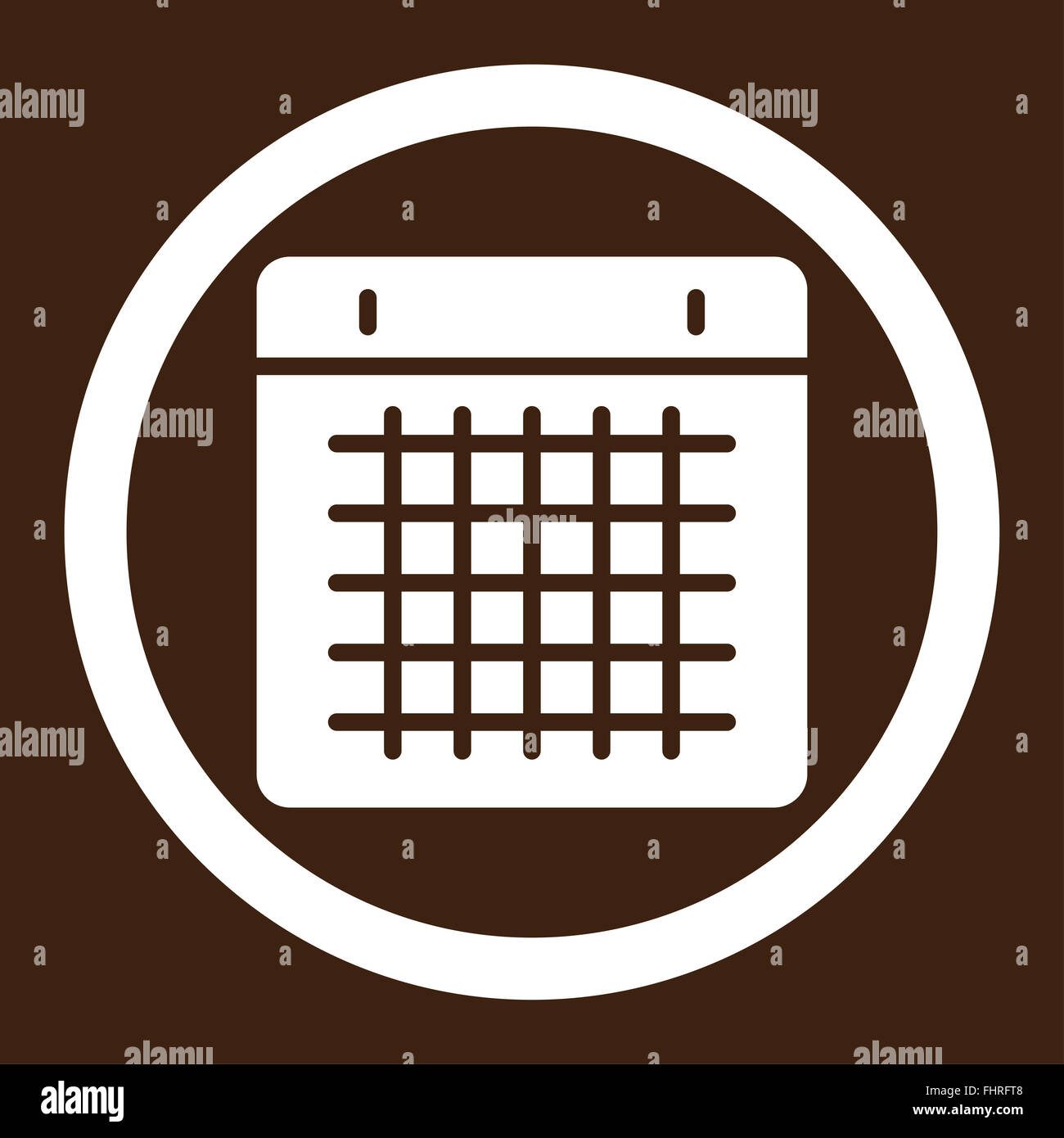 Calendar Rounded Vector Icon Stock Photo - Alamy