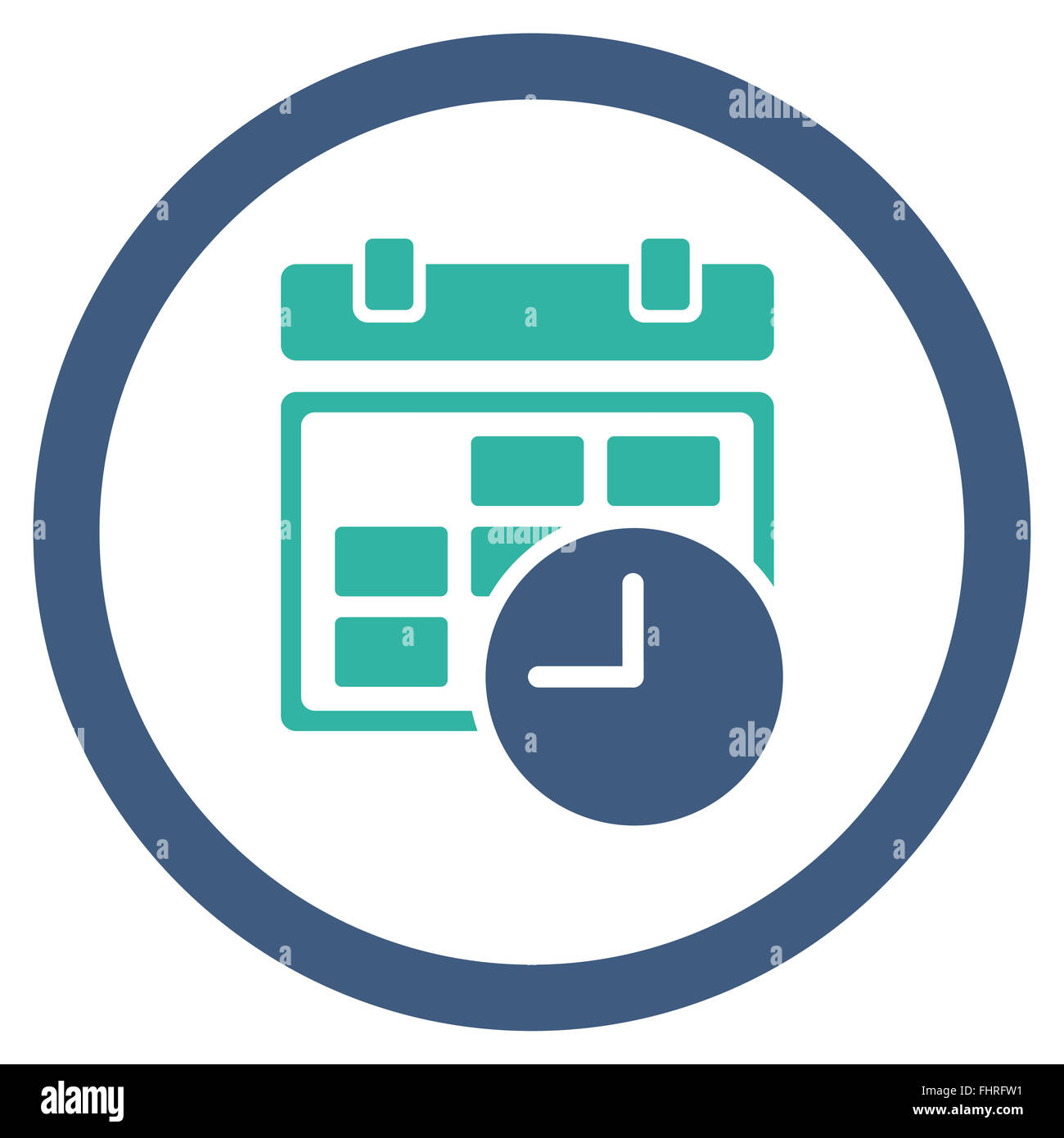 Date And Time Icon Stock Photo - Alamy