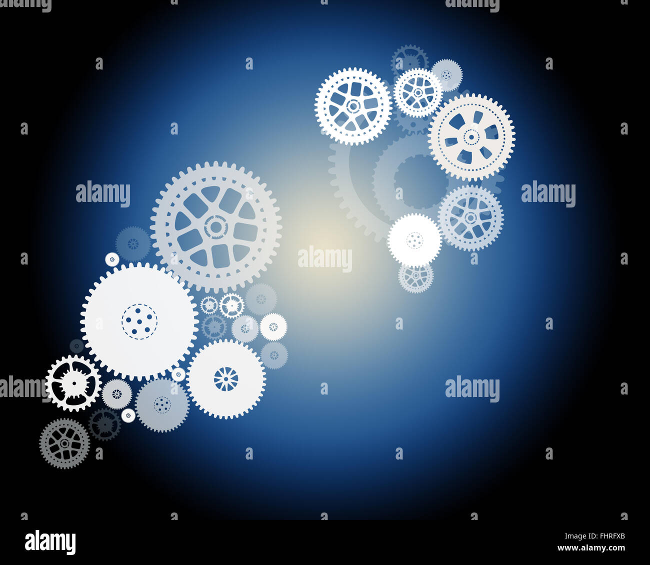 Set of mechanical gears Stock Photo - Alamy