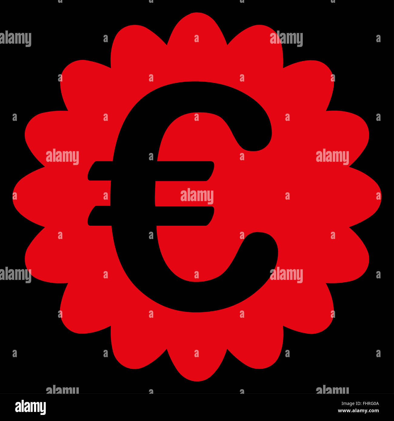 Euro Award Seal Icon Stock Photo - Alamy