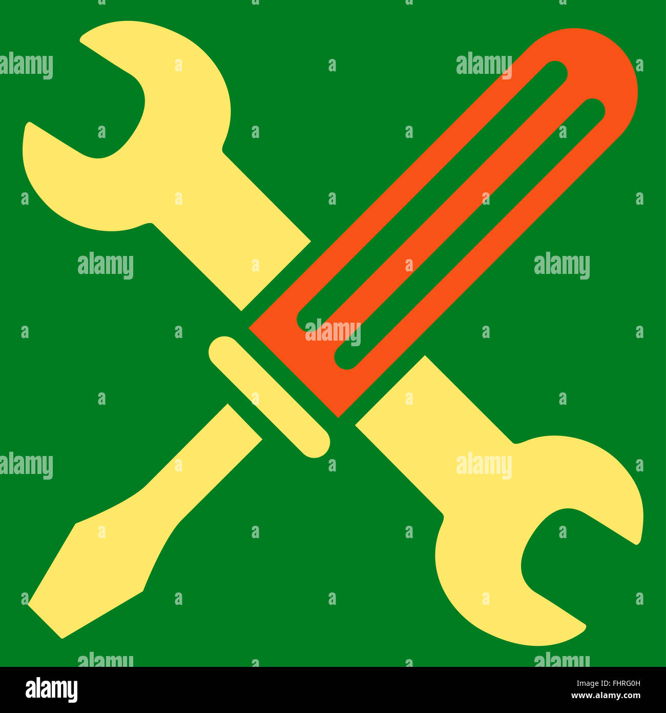 Tools Flat Icon Stock Photo - Alamy