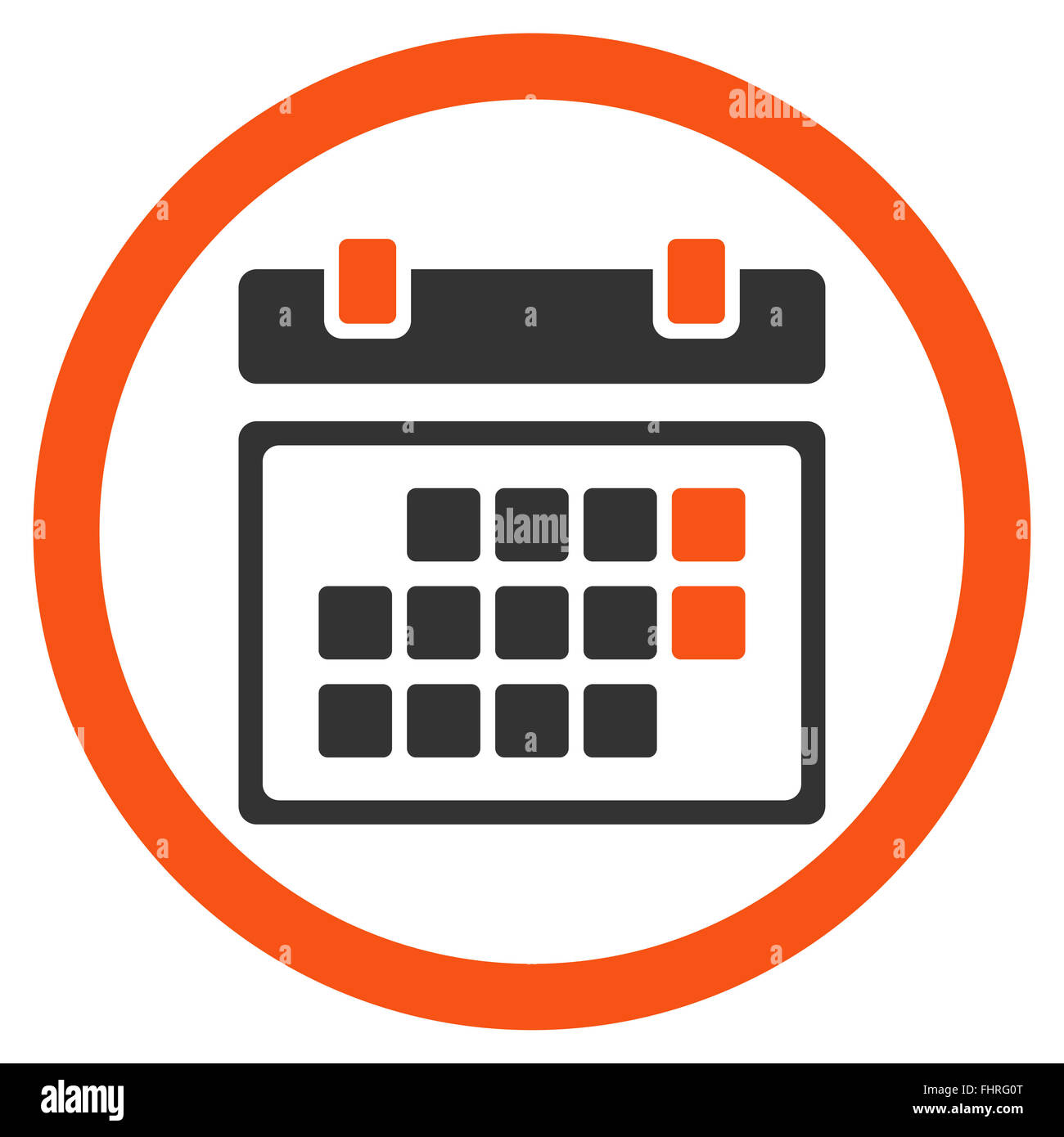 Month Plan Icon Stock Photo - Alamy