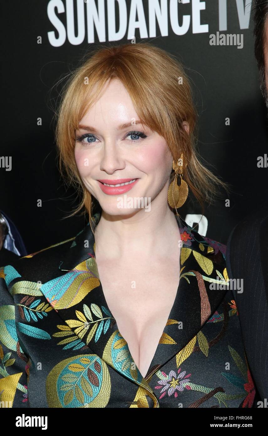 New York, NY, USA. 25th Feb, 2016. Christina Hendricks at arrivals for ...