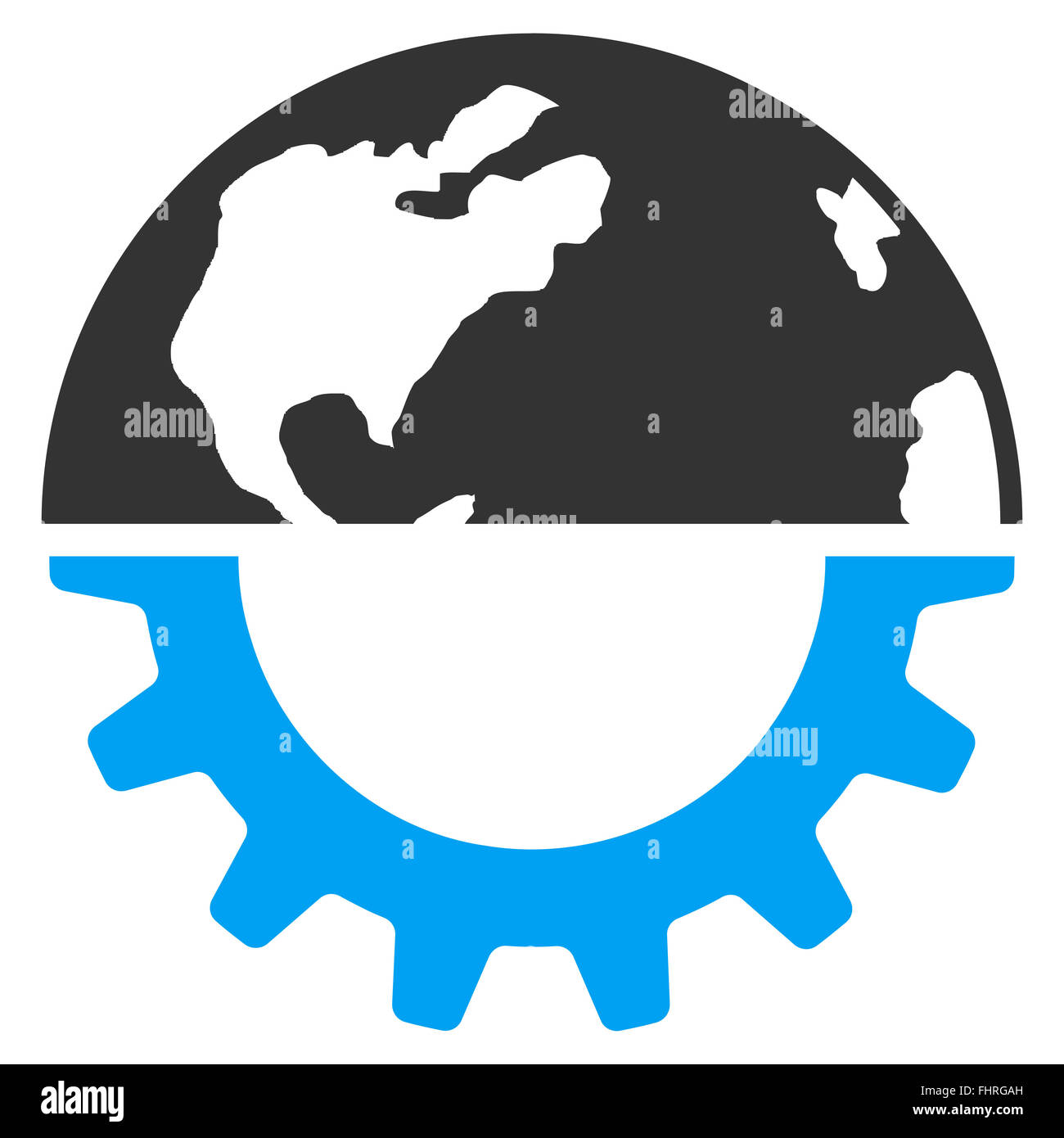 International Industry Icon Stock Photo - Alamy