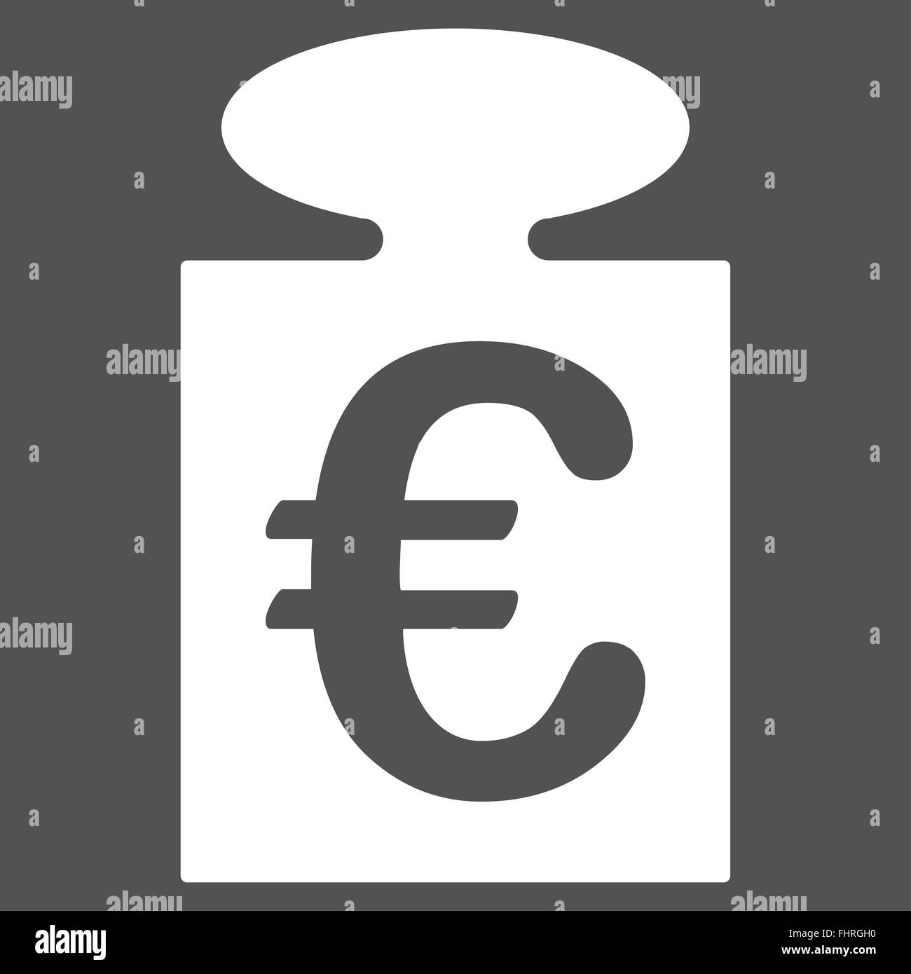 Euro Weight Icon Stock Photo - Alamy