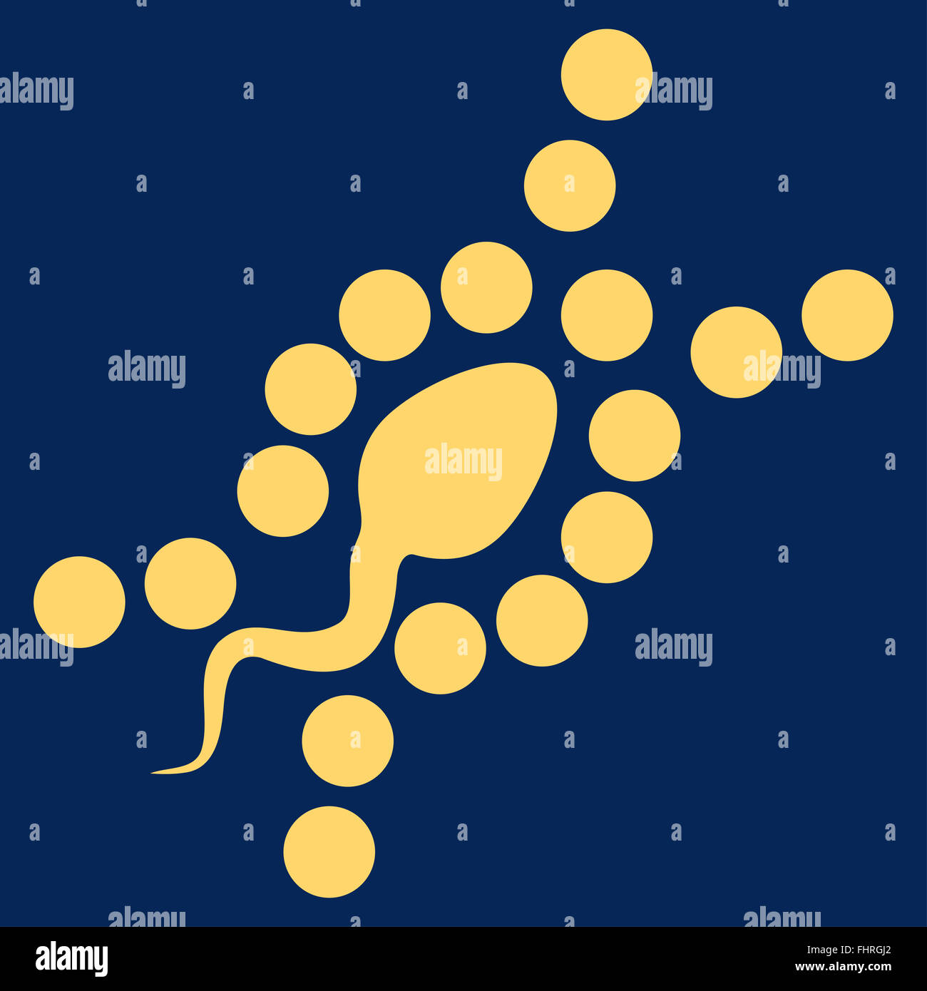 Dna Replication Icon Stock Photo - Alamy