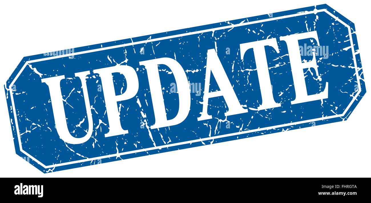 Update stamp square grunge hi-res stock photography and images - Alamy