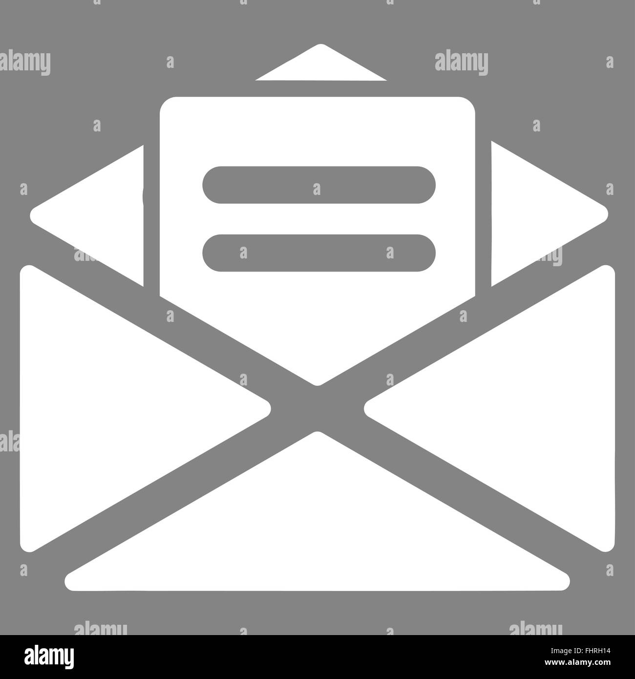 Email glyph icon business Black and White Stock Photos & Images - Alamy