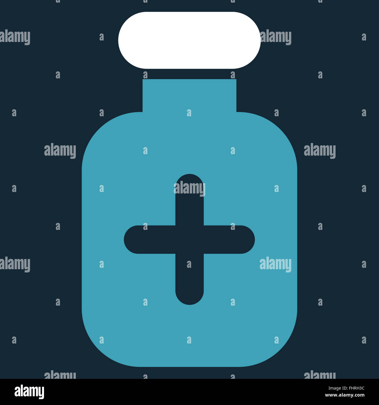 Medication Vial Icon Stock Photo - Alamy