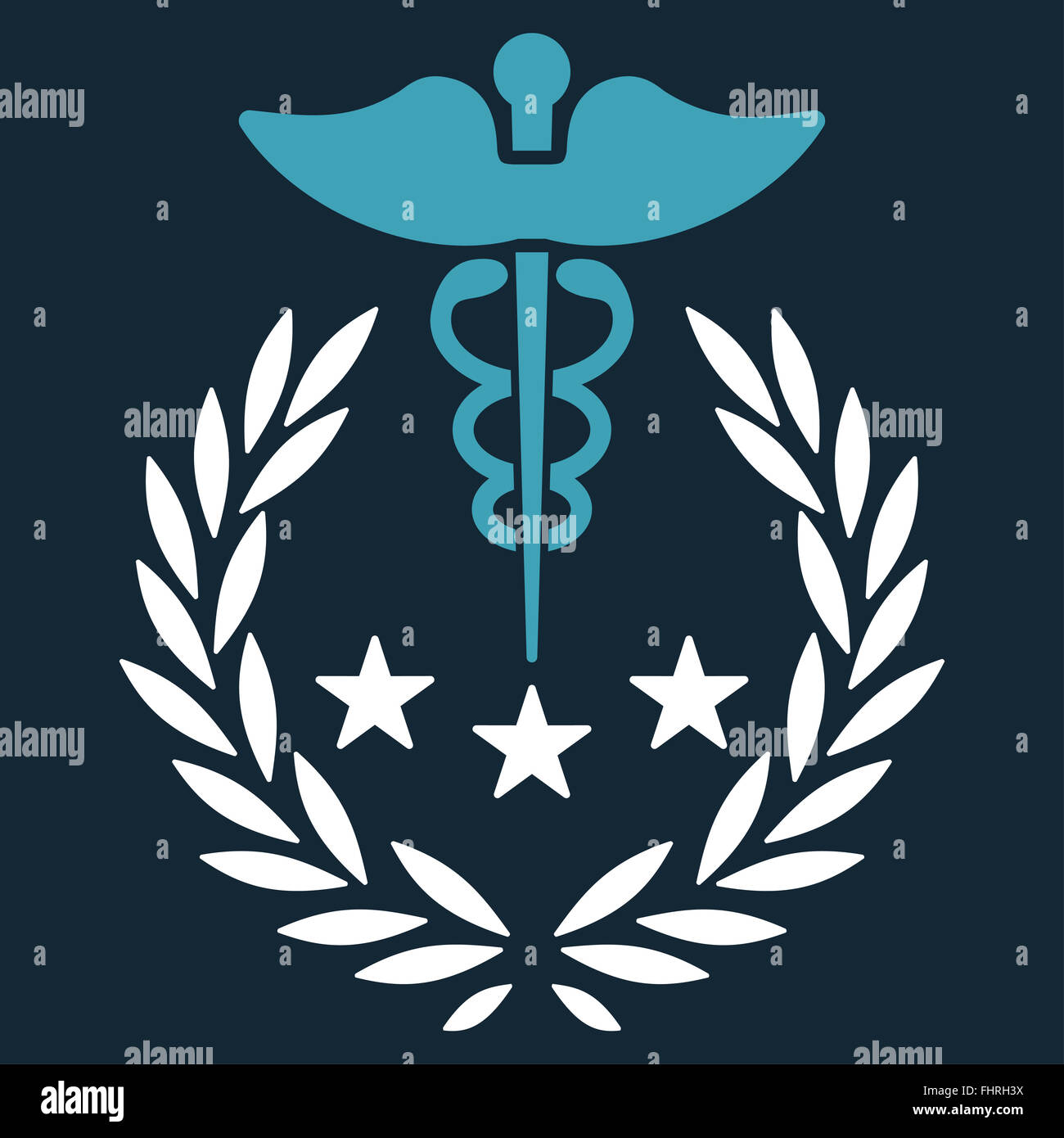Caduceus Logo Icon Stock Photo - Alamy