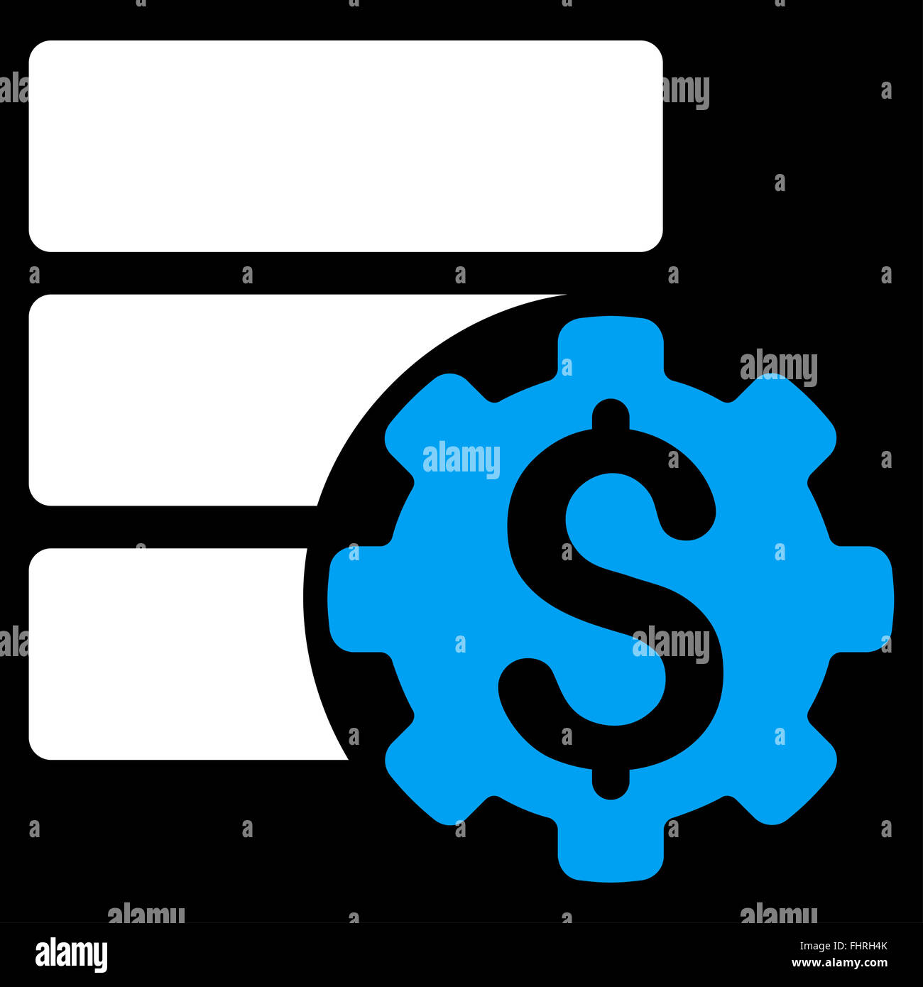 Bank Database Options Icon Stock Photo - Alamy