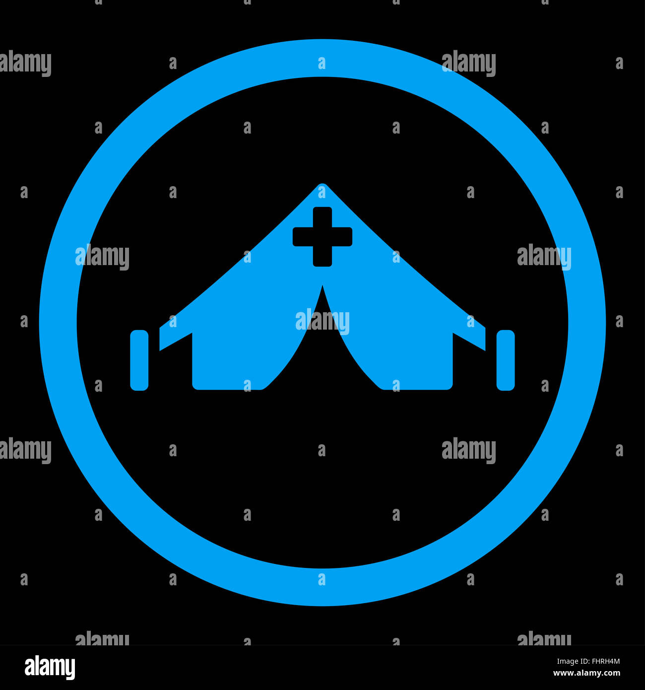 Field Hospital Icon Stock Photo - Alamy