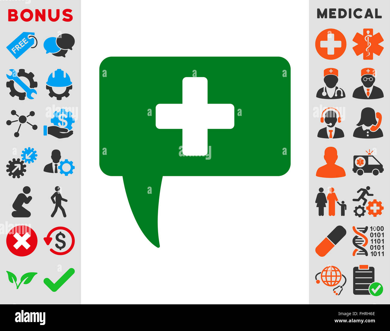 Medical Answer Icon Stock Photo - Alamy