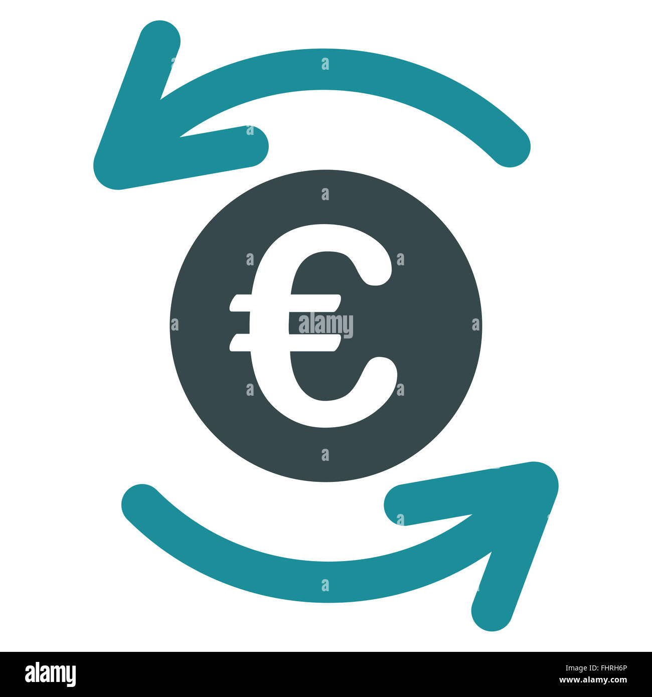 Refresh Euro Balance Icon Stock Photo - Alamy