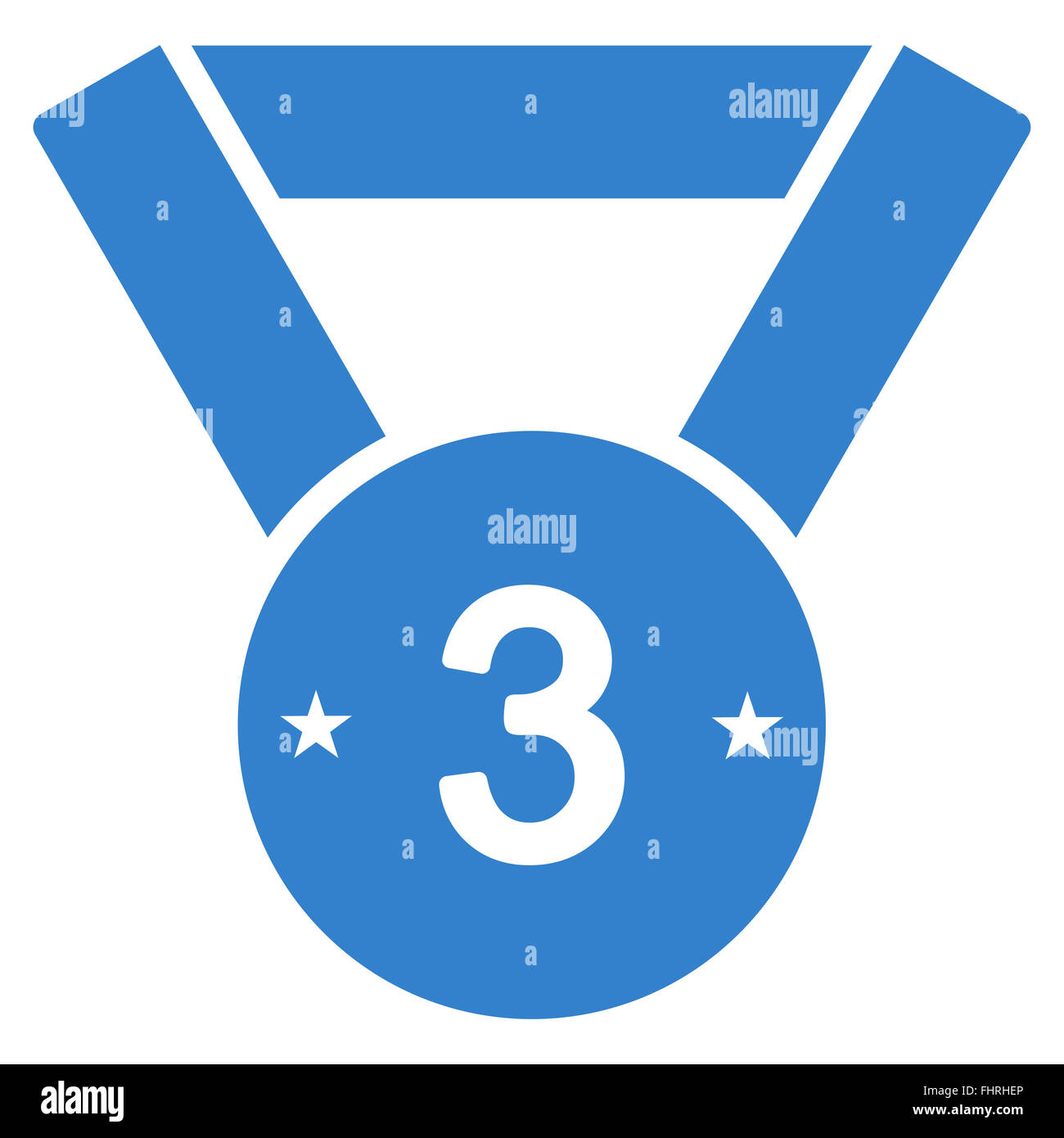 Third medal icon from Competition amp; Success Bicolor Icon Set Stock ...