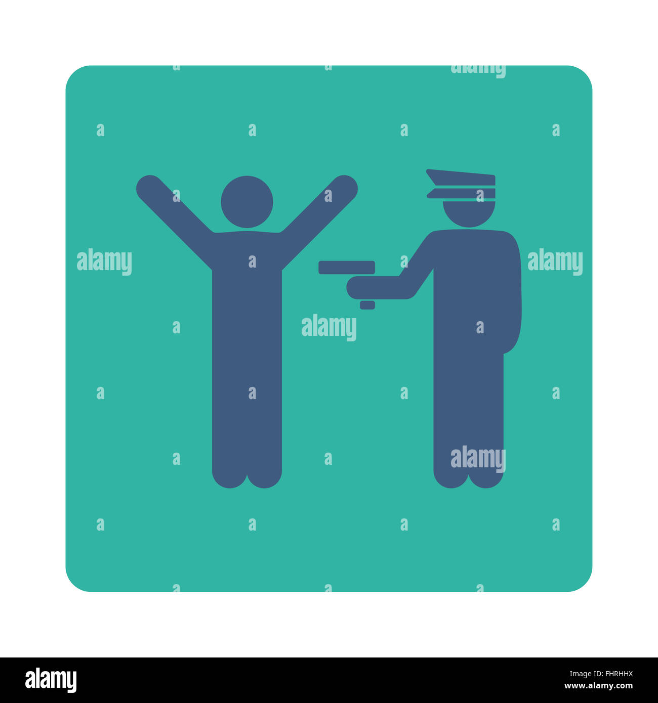 Angry guard prisoner hi-res stock photography and images - Alamy