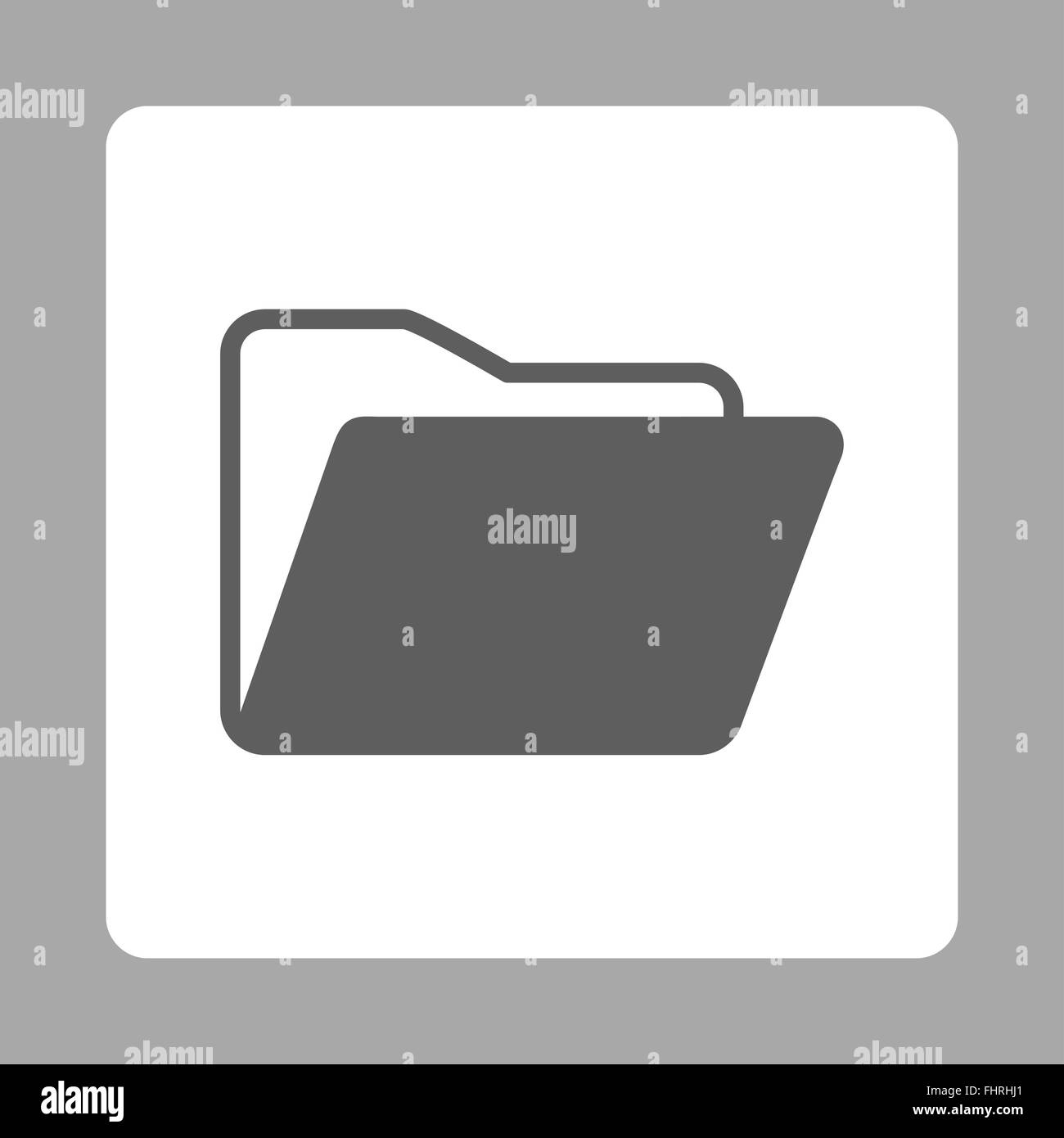 Open Archive Rounded Square Button Stock Photo - Alamy