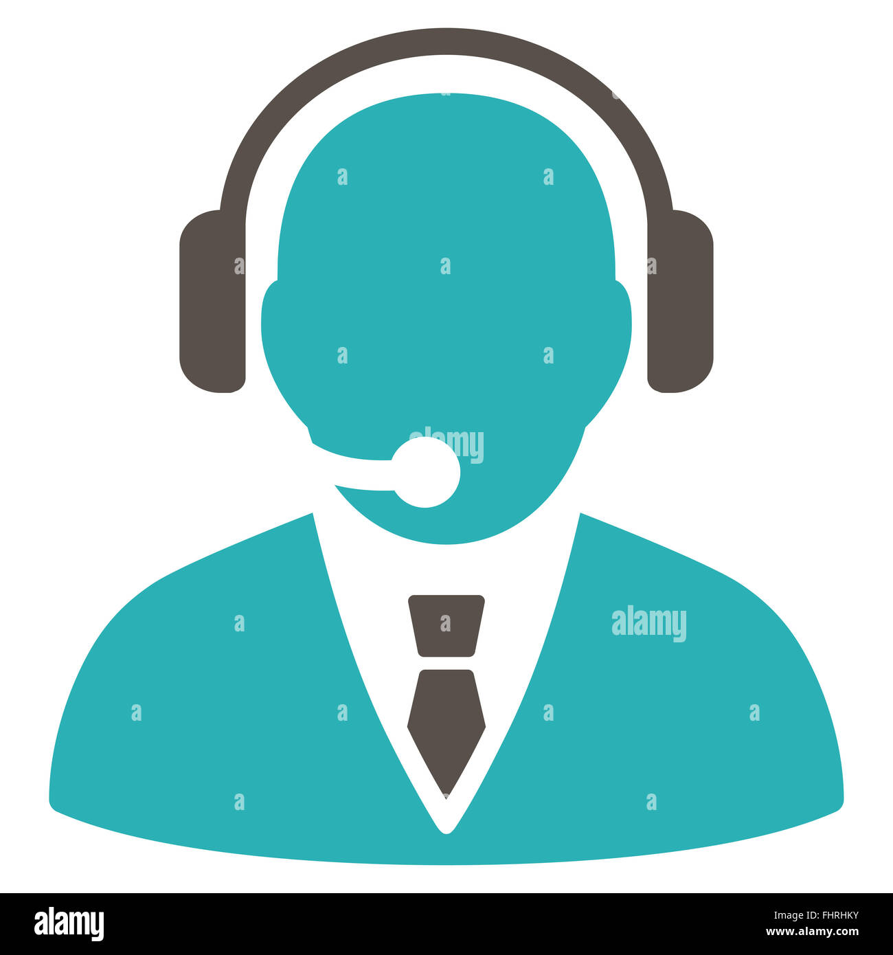 Support Manager Icon Stock Photo - Alamy