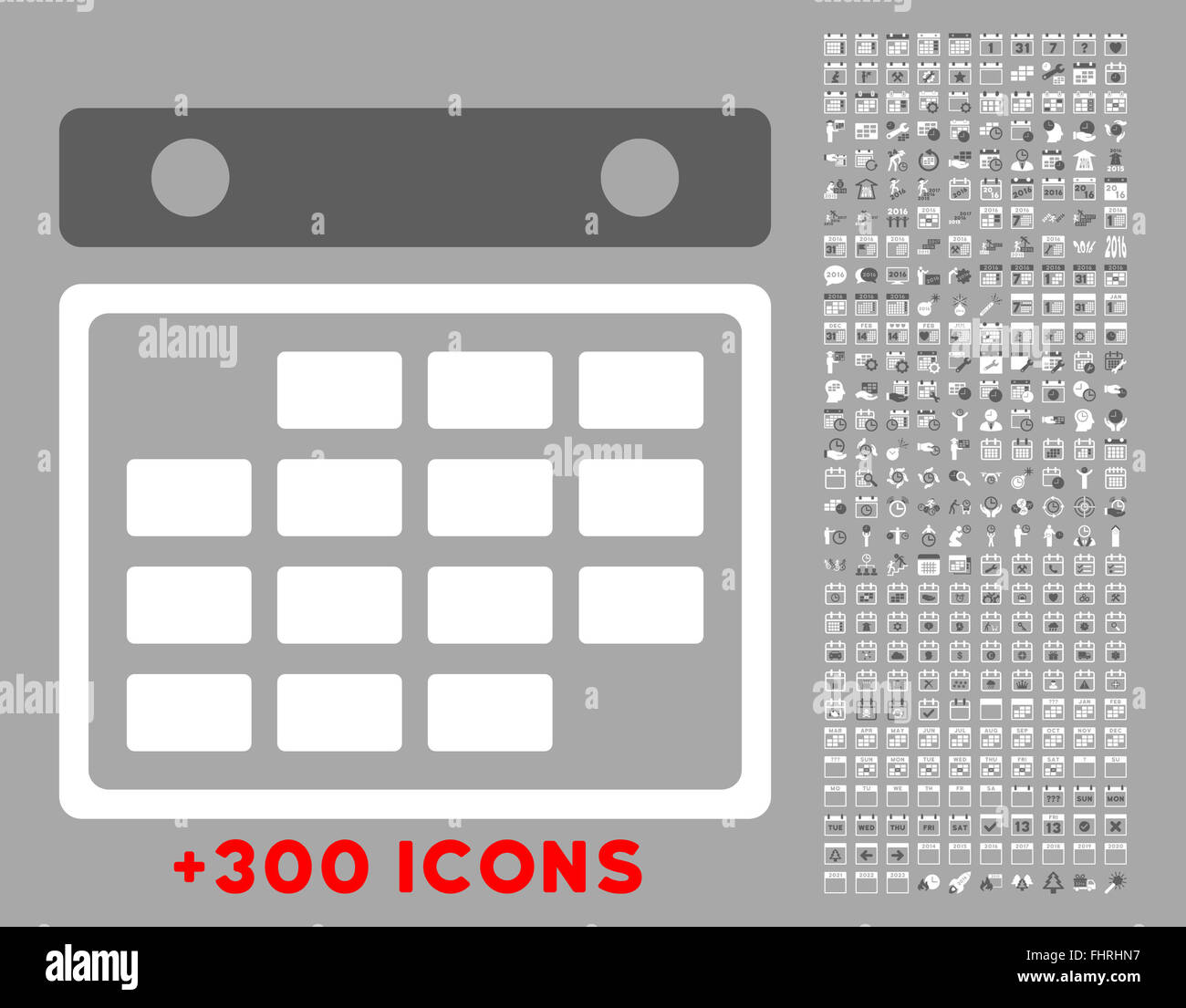 Month Plan Icon Stock Photo - Alamy