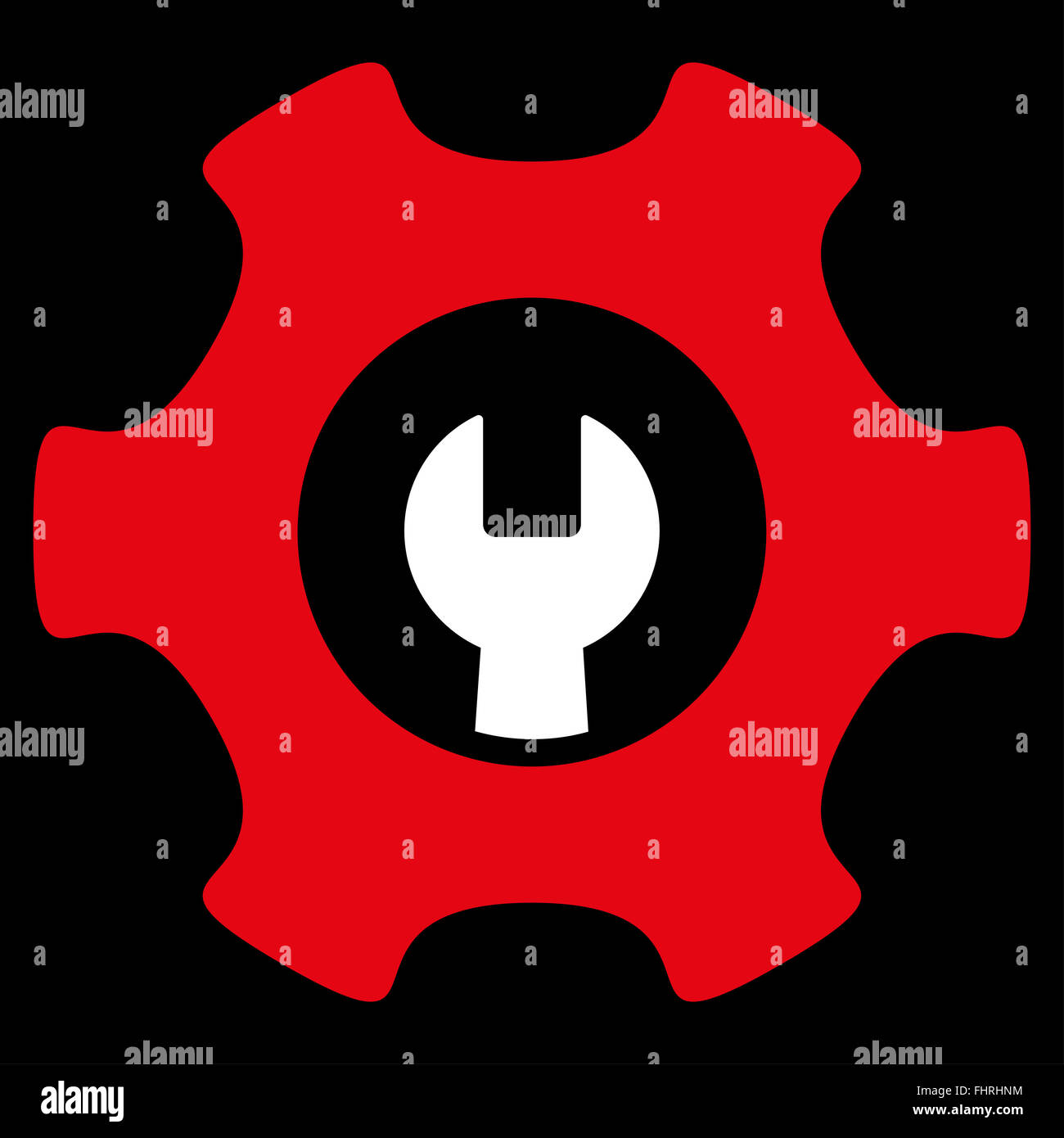 Service Tools Icon Stock Photo - Alamy