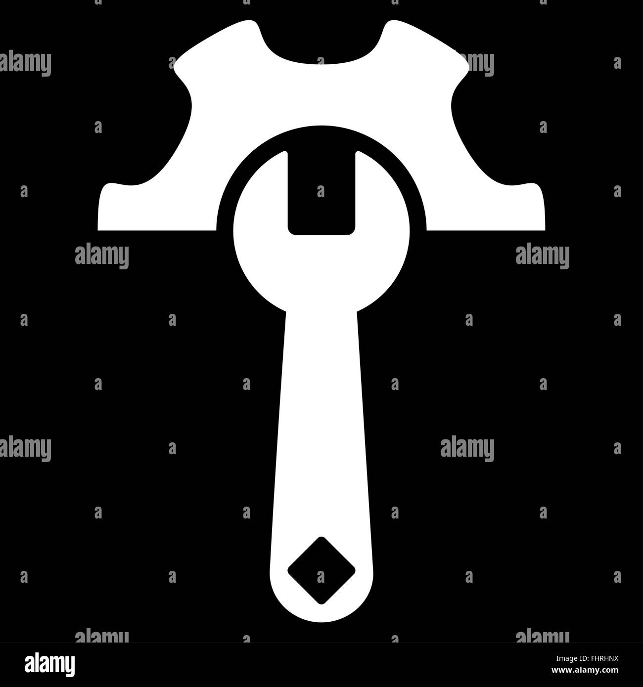 Service Tools Icon Stock Photo - Alamy