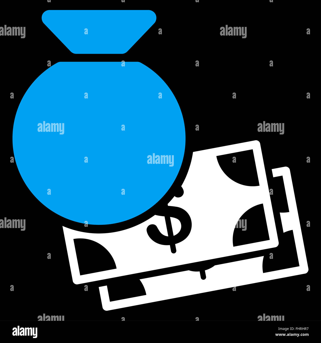 Capital Flat Icon Stock Photo - Alamy