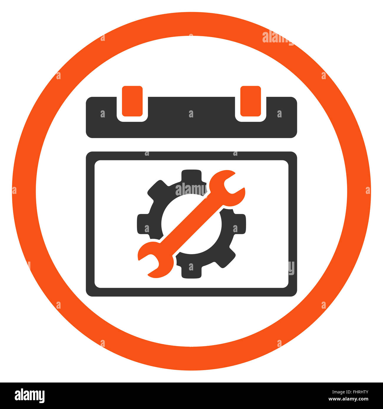 Service Date Icon Stock Photo - Alamy