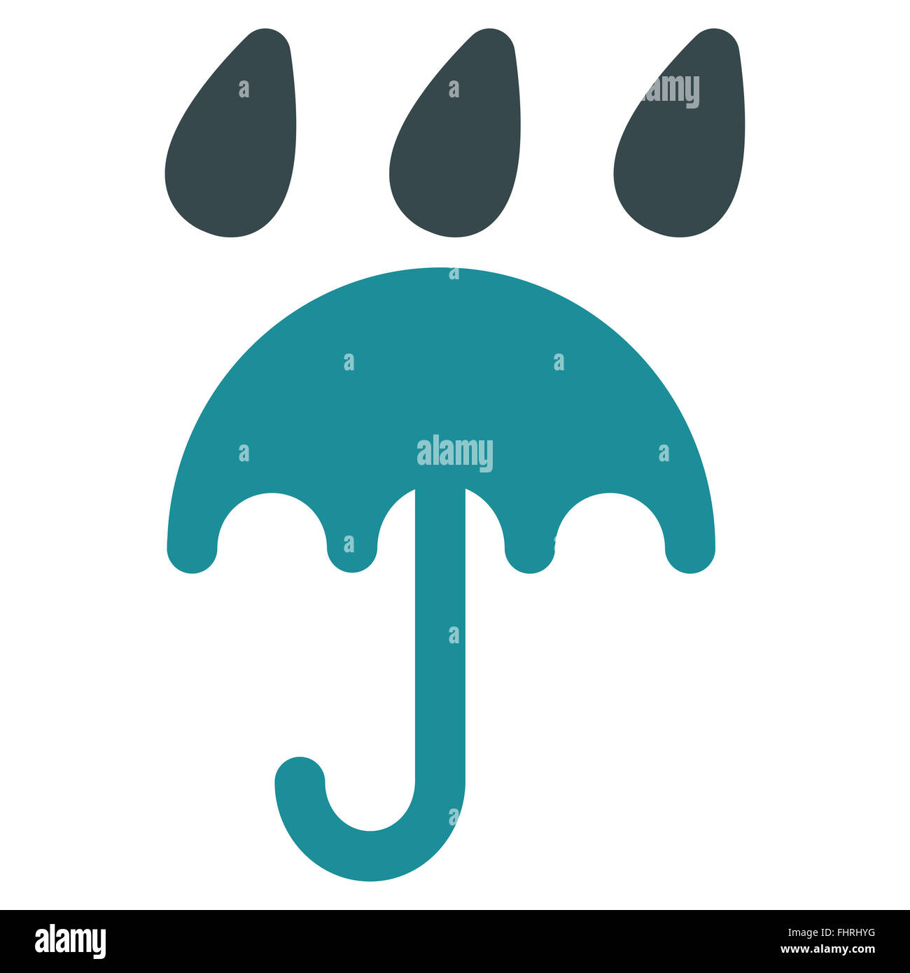 Rain protection icon Stock Photo - Alamy