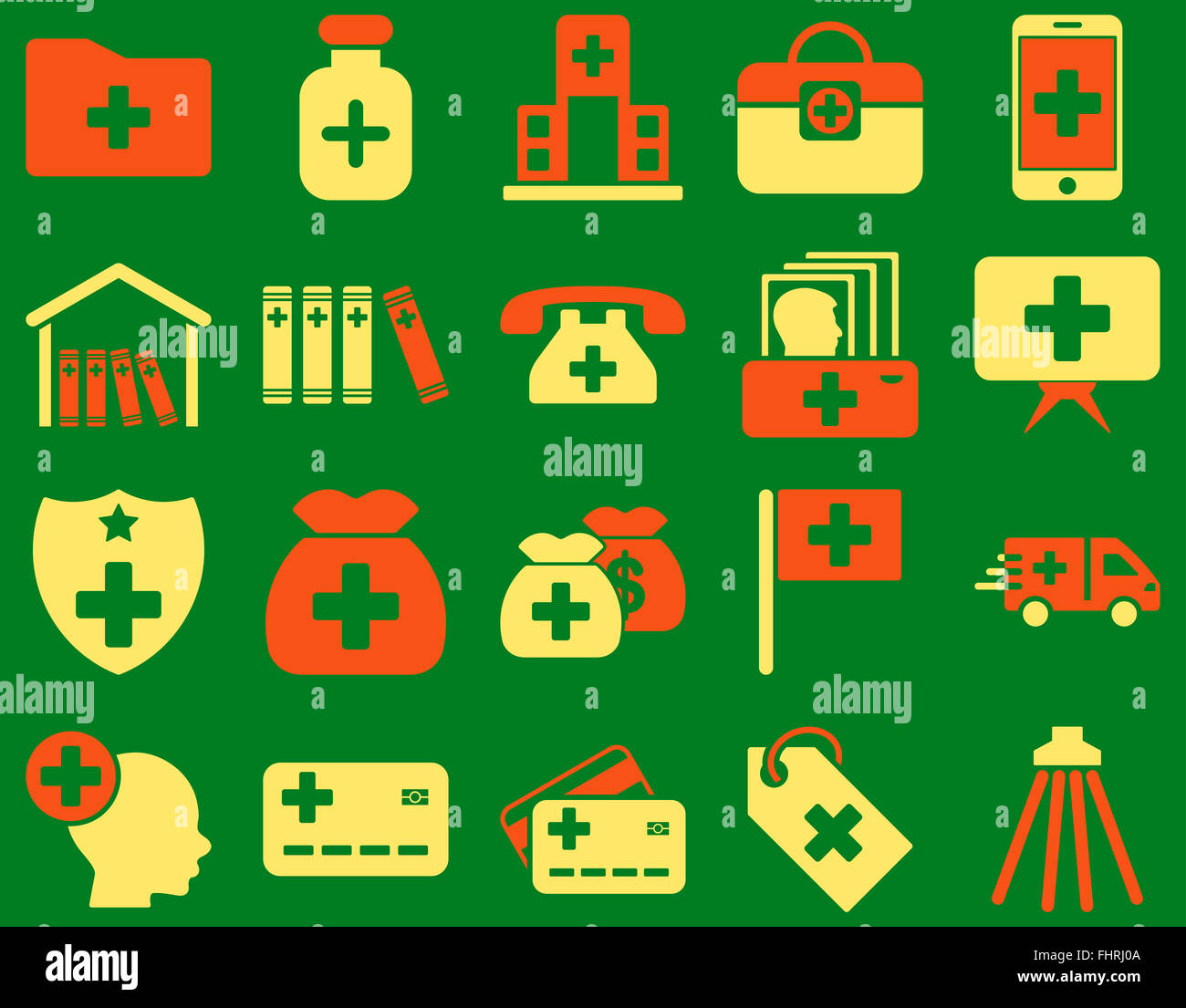 Orange medical folder icon hi-res stock photography and images - Alamy