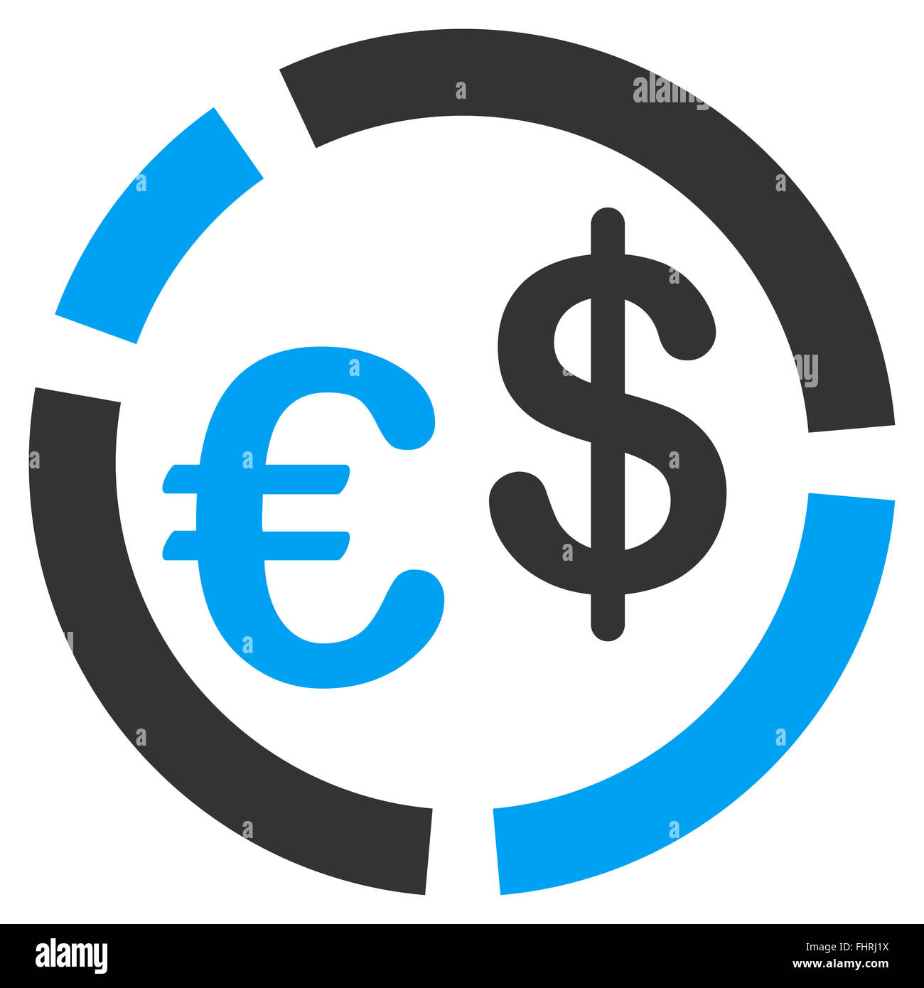 Currency Diagram Icon Stock Photo - Alamy