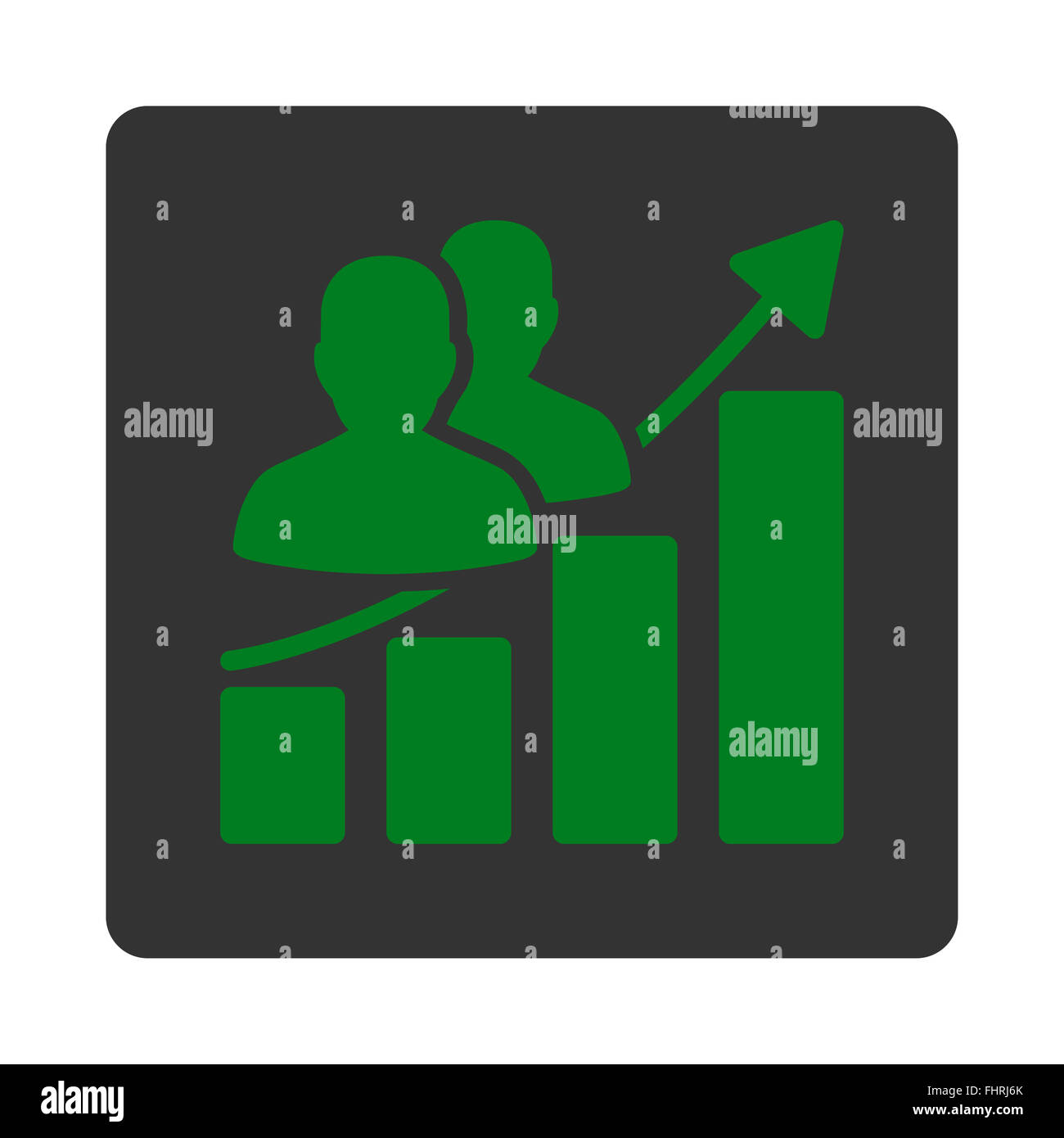 Audience growth icon Cut Out Stock Images & Pictures - Alamy