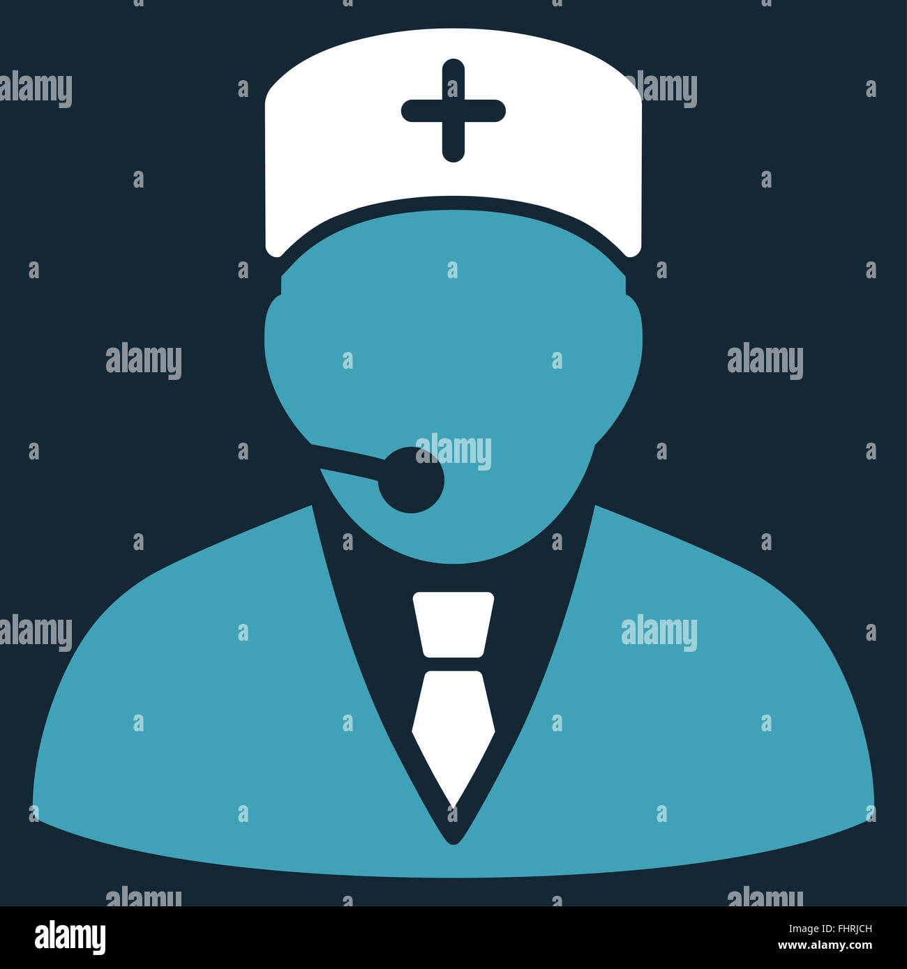 Medical Manager Icon Stock Photo - Alamy