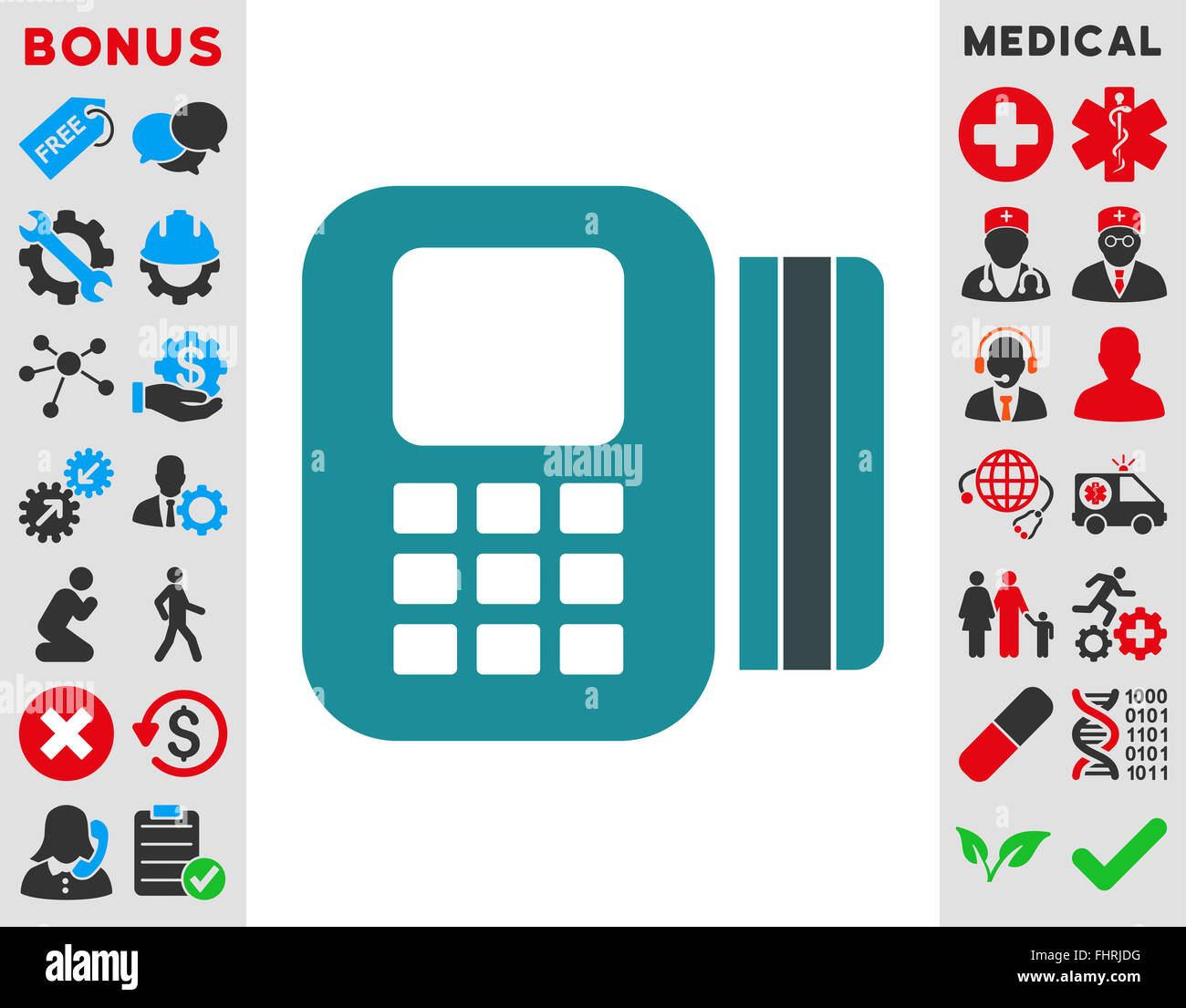 Card Processor Icon Stock Photo - Alamy