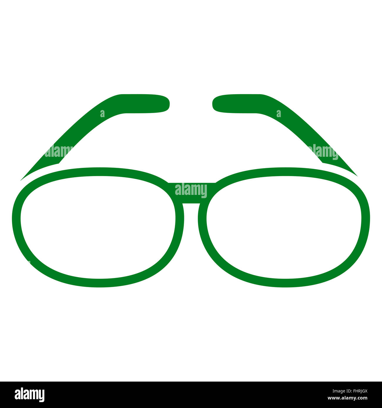 Spectacles Flat Icon Stock Photo - Alamy