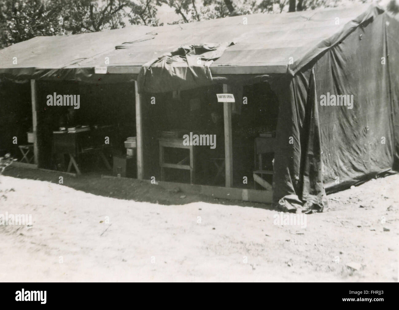 Tent headquarters italian army hi-res stock photography and images - Alamy