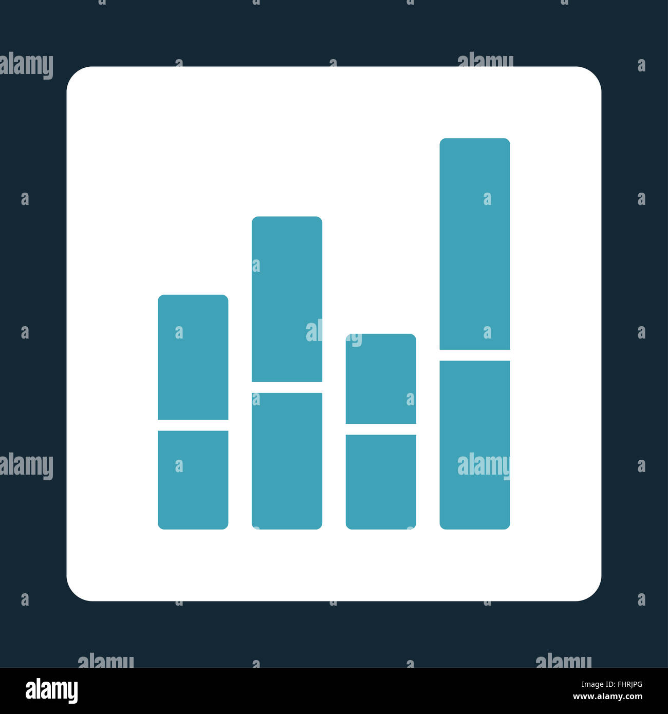Bar Chart Icon Stock Photo - Alamy