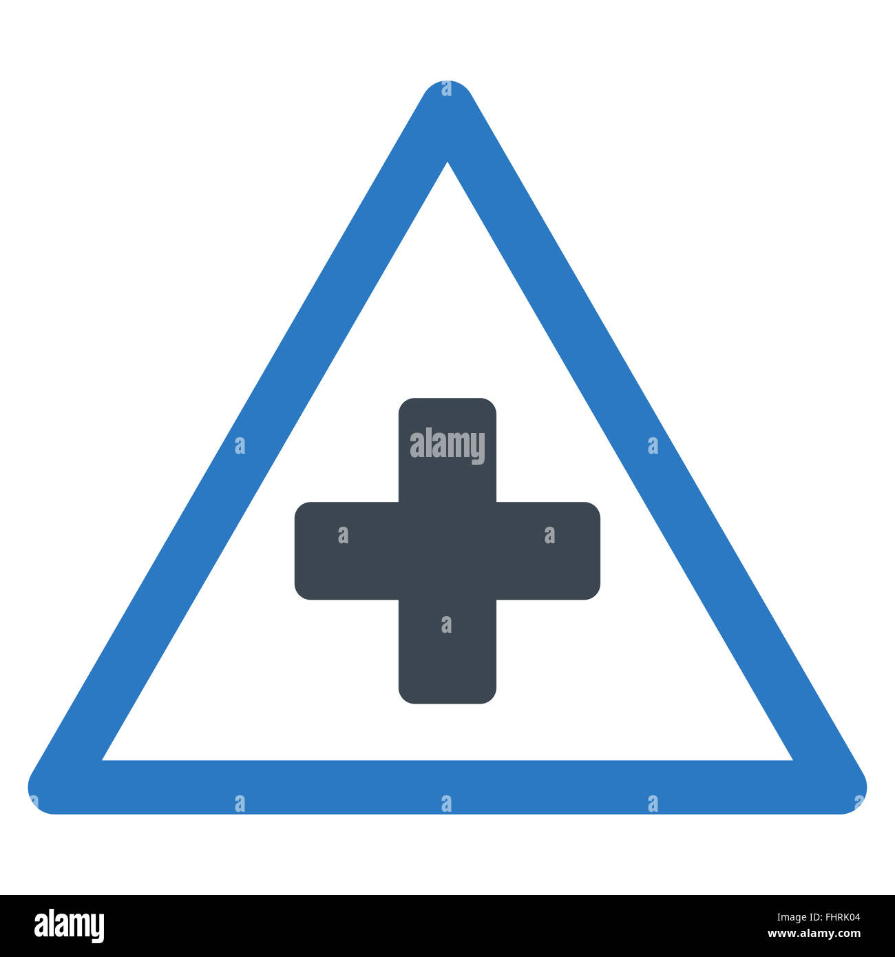 Health Warning Icon Stock Photo - Alamy