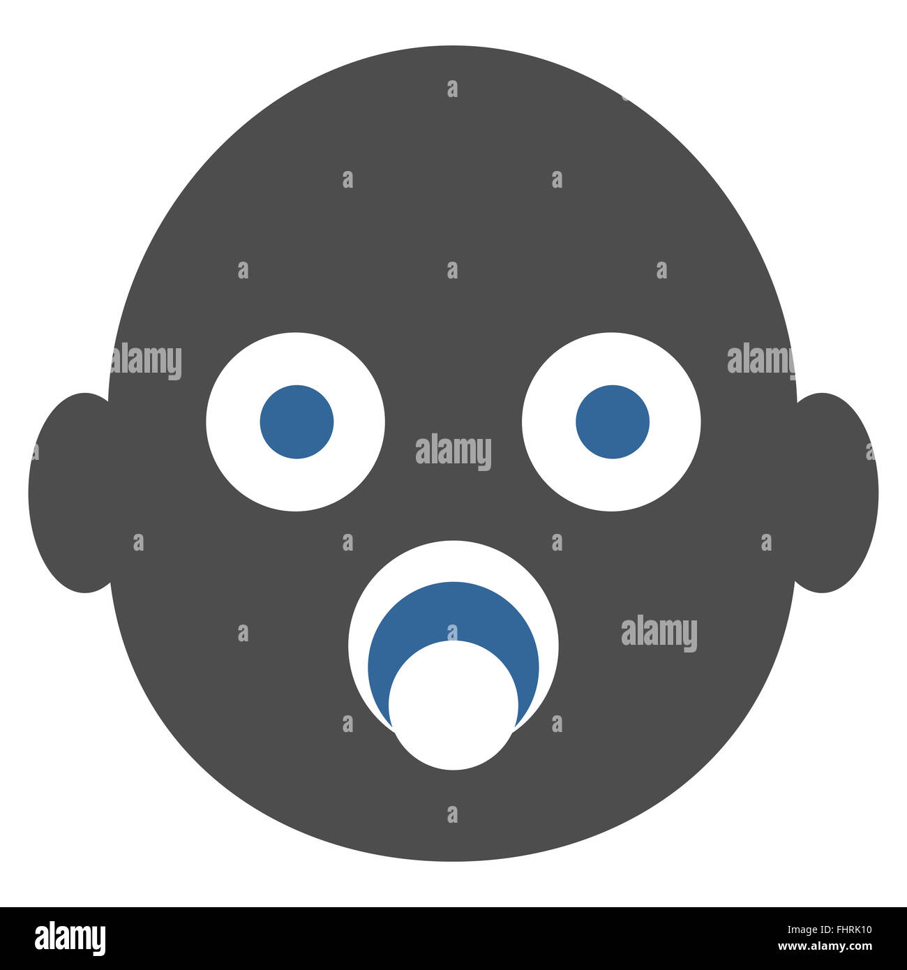 Baby Head Icon Stock Photo - Alamy