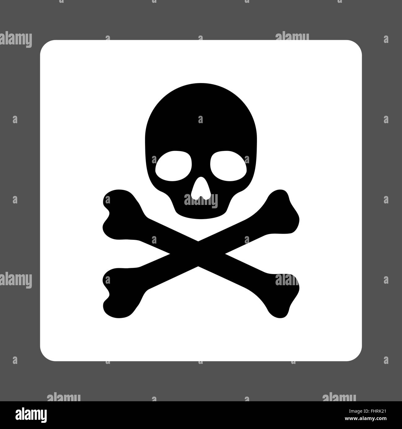 Death Rounded Square Button Stock Photo - Alamy