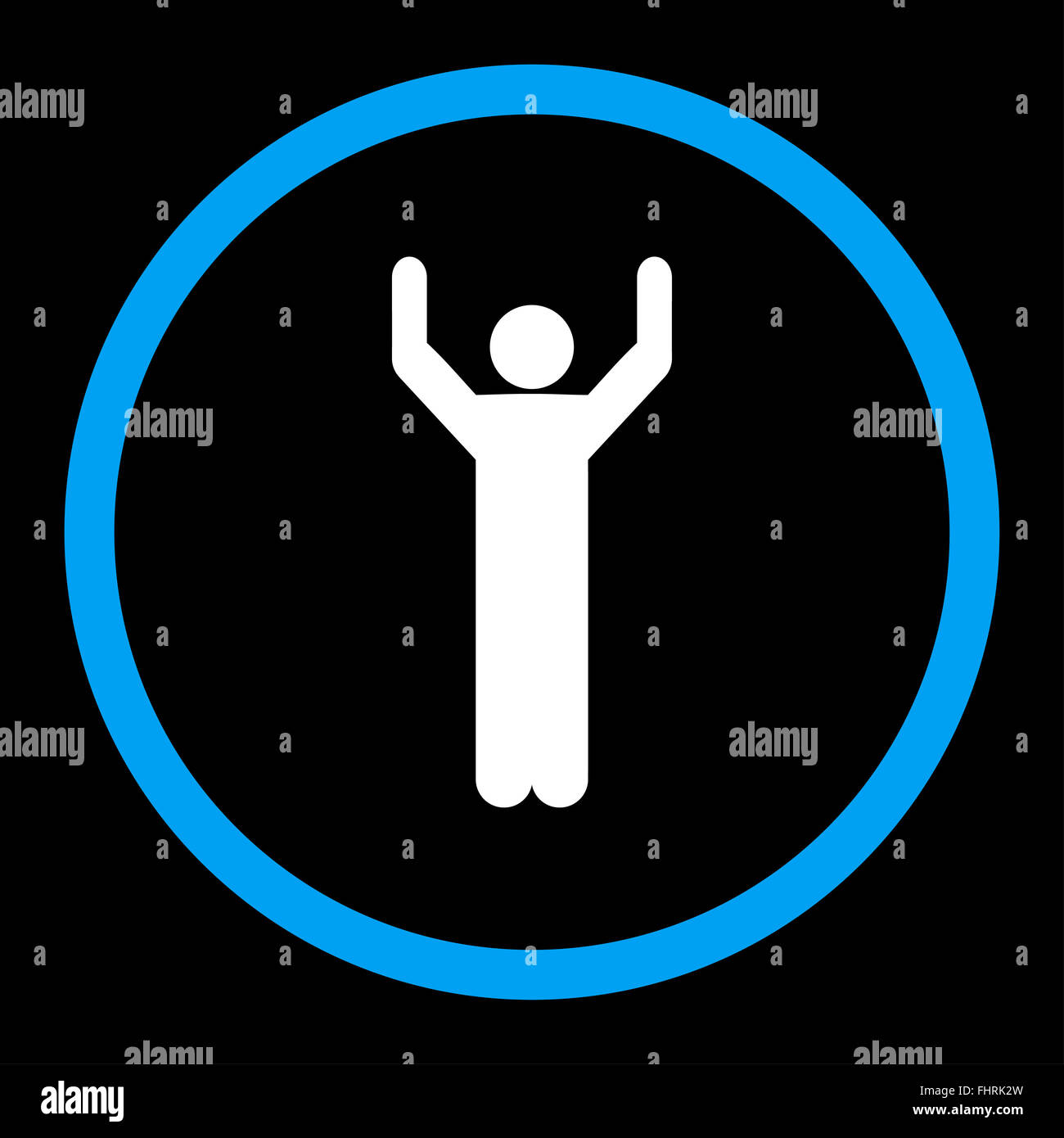 Hands up icon Stock Photo - Alamy