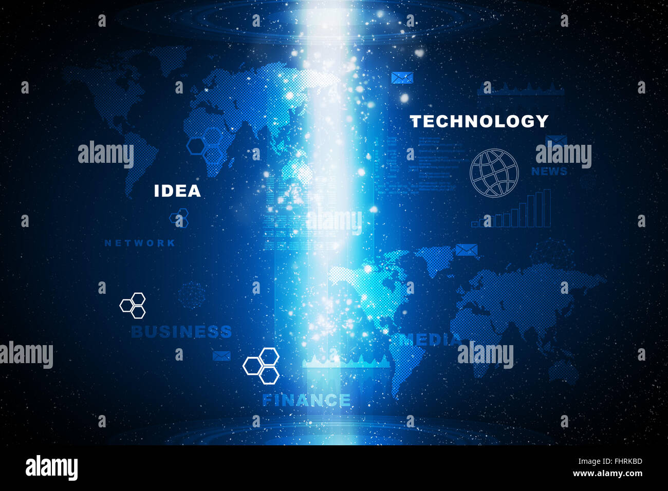 World map with graphs Stock Photo - Alamy