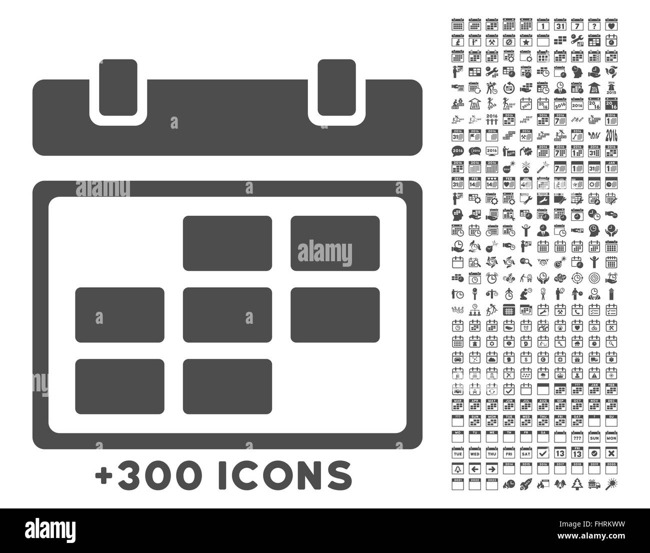 Month Organizer Icon Stock Photo - Alamy