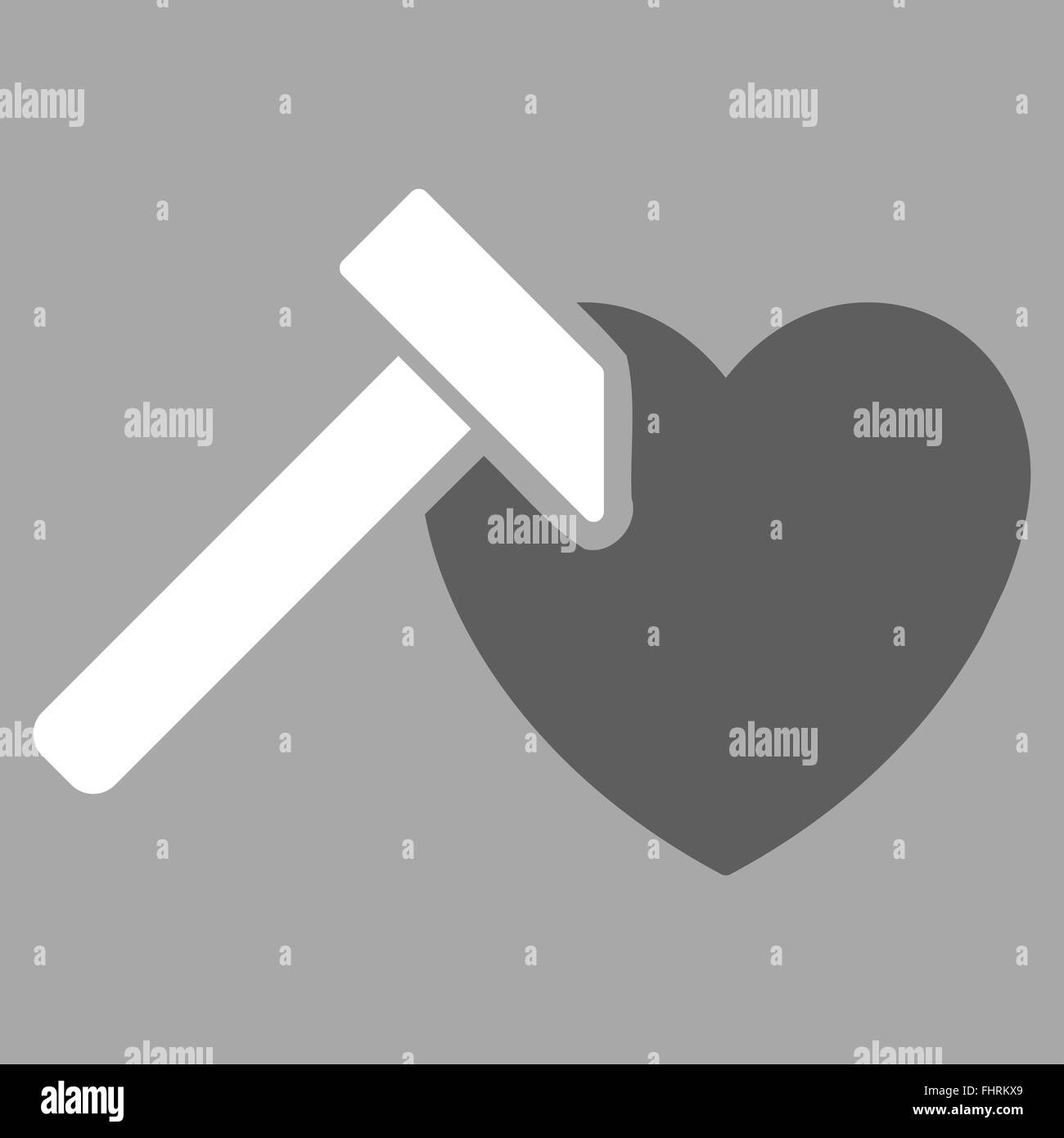 Heart Hummer Vector Icon Stock Photo - Alamy
